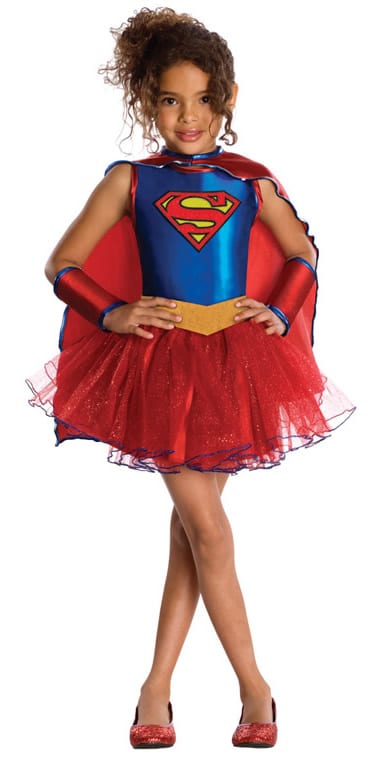 DC Super Hero Supergirl Children's Fancy Dress Costume