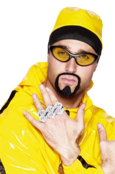 3-in-1 Dollar Sign Rapper Rings