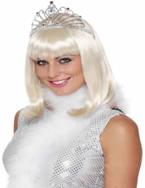 Silver Fan Tiara