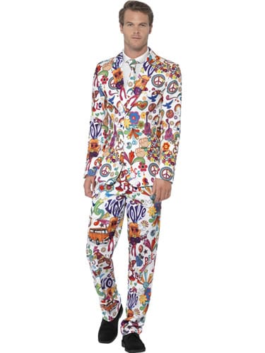 Groovy Standout Suit Men's Fancy Dress Costume