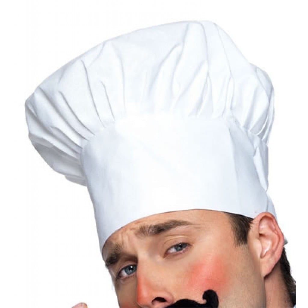 White Cotton Mop Cap