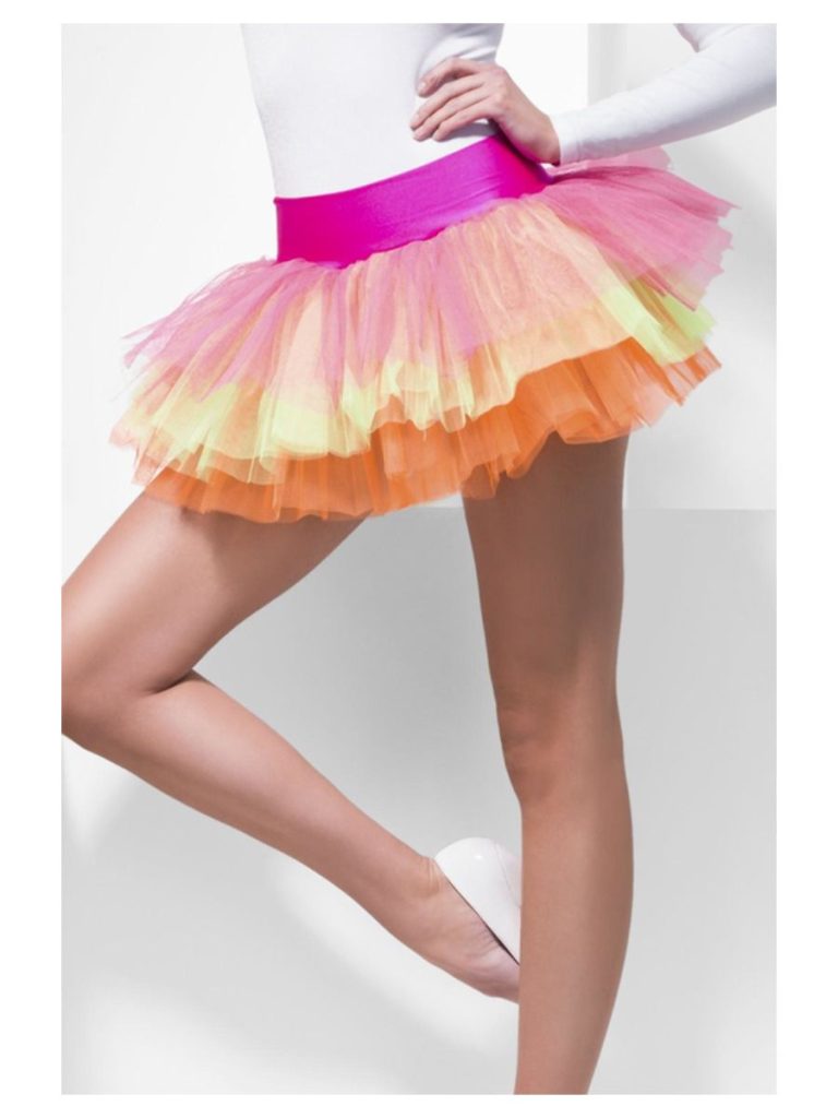 Pink & Black Feather Tail Tutu