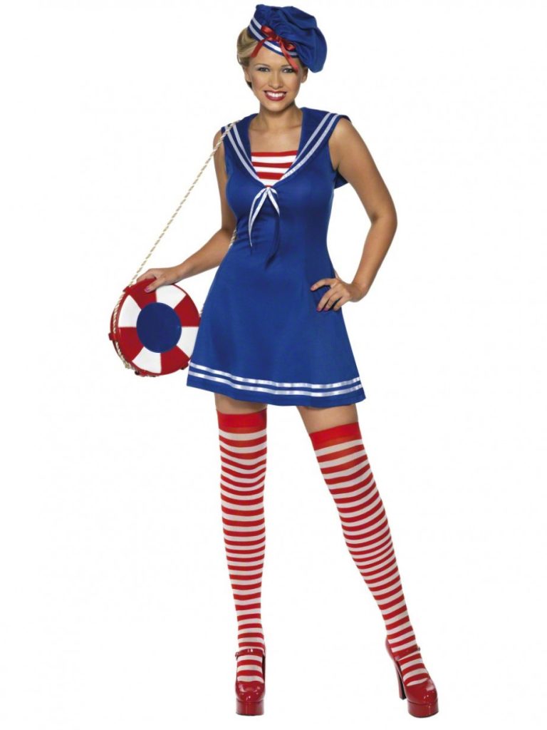Ladies Nautical Fancy Dress Costumes