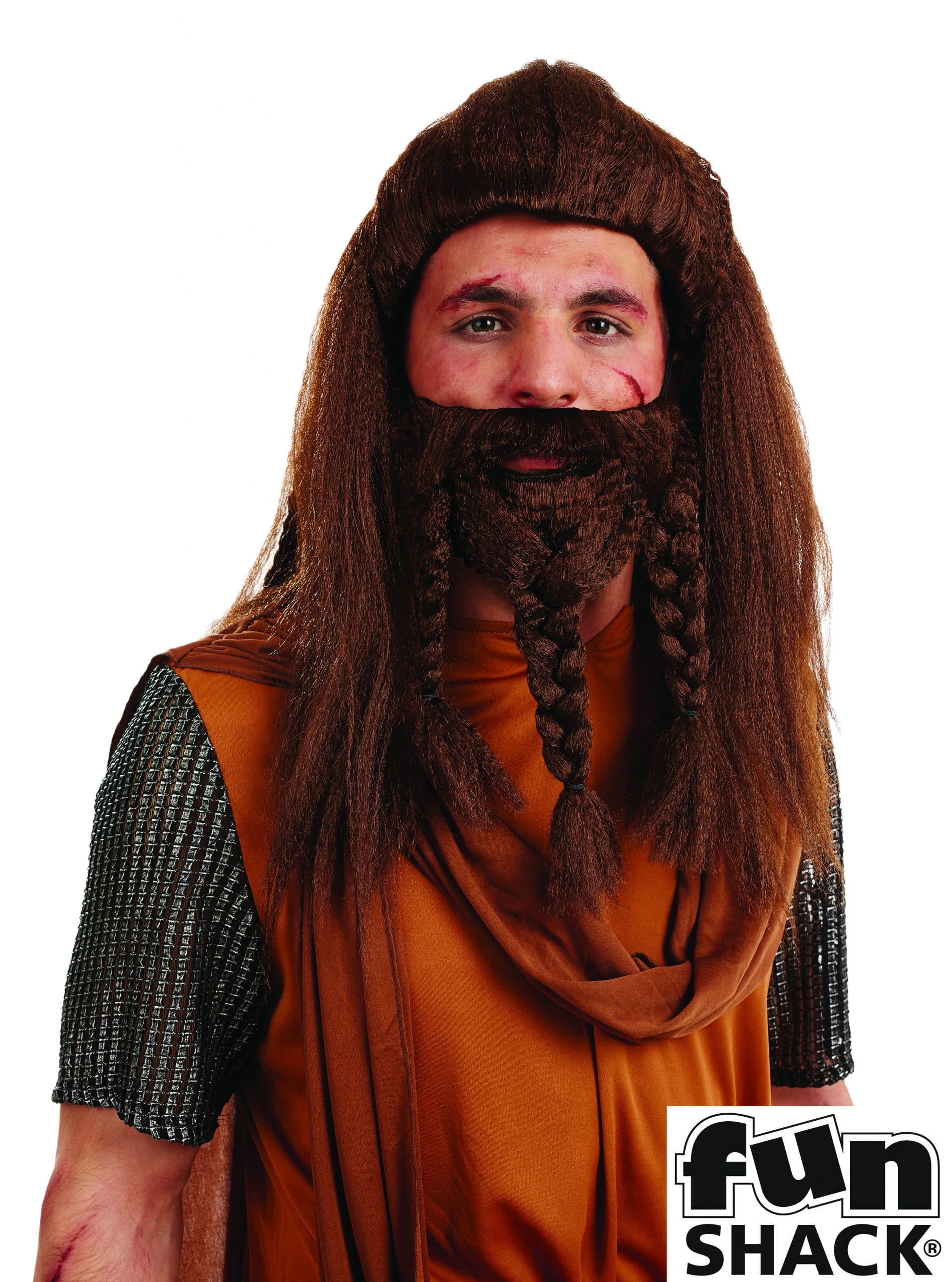 Medieval Princess Brown Wig