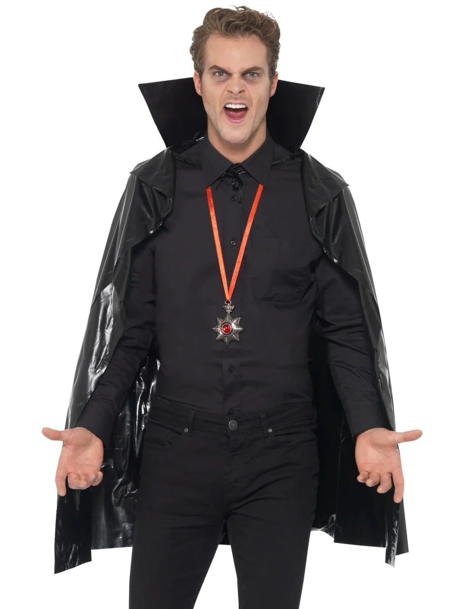 Vampire Bat Wing Cape Halloween Fancy Dress Costume