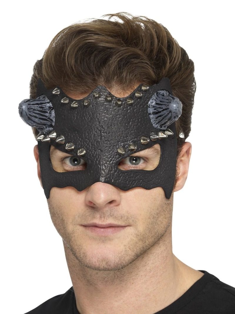 Satanic Ram Skull Overhead Mask Fancy Dress Costume