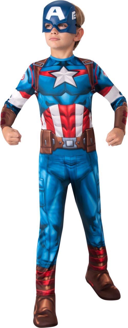 Marvel Captain America Children's Fancy Dress Costume Fancy Dress Costume