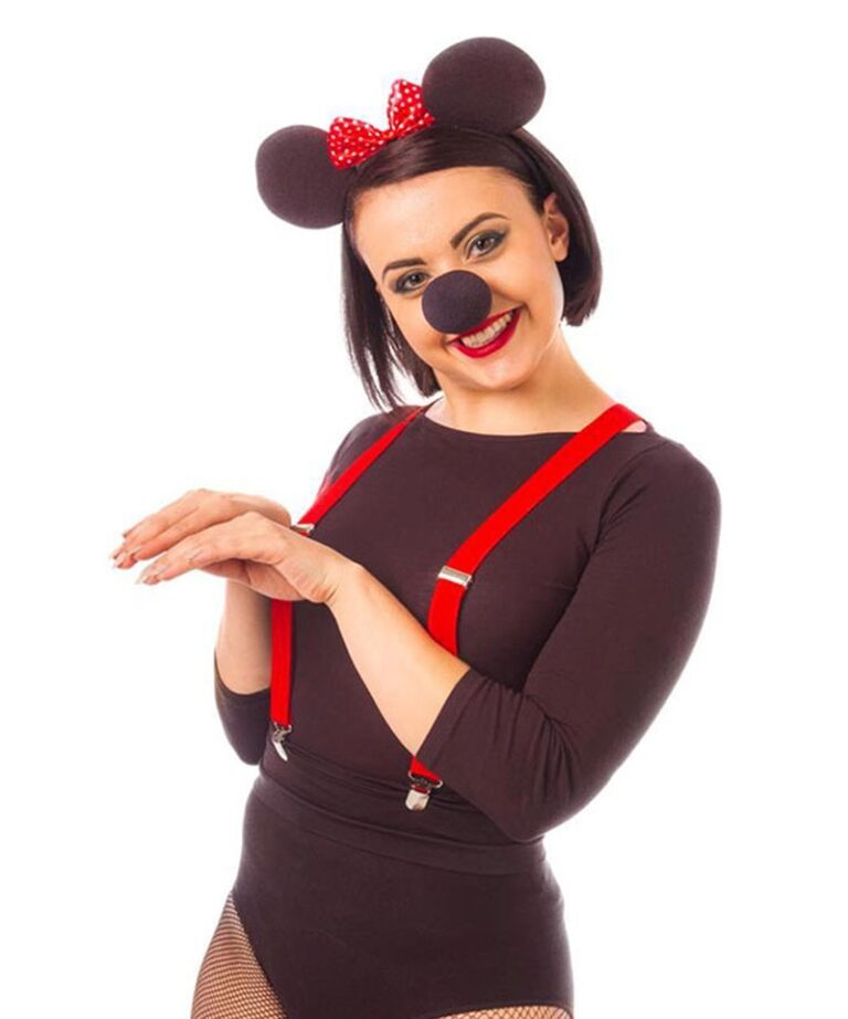 Instant Mouse Kit (Minnie Mouse) Fancy Dress Costume