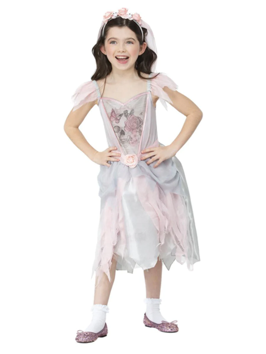 Tim Burton’s Corpse Bride Emily Bride Children's Halloween Fancy Dress ...