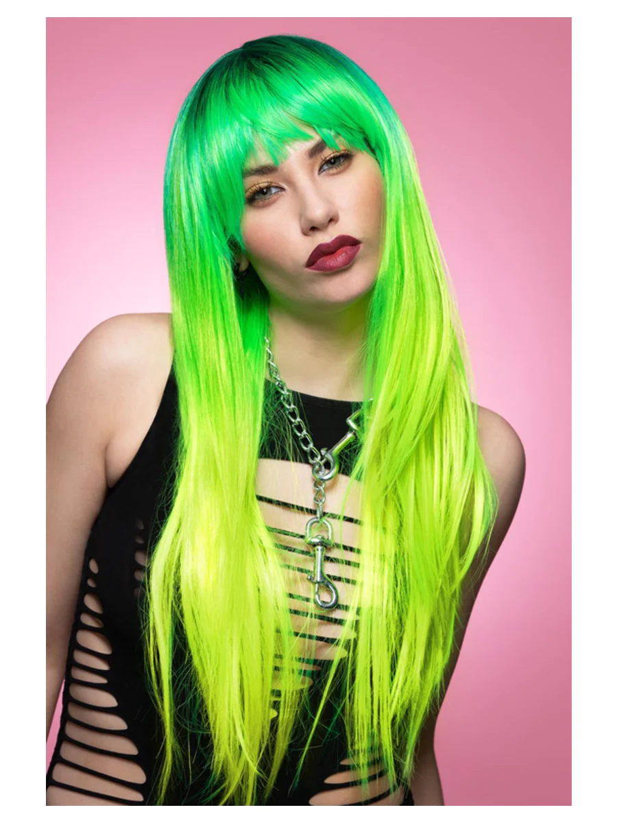 Manic Panic® Sunshine Super Lizard™ Downtown Diva™wig Fancy Dress Costume