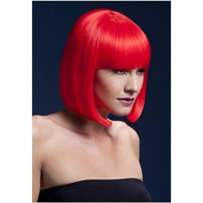 Fever Collection Elise Red Sleek Bob Fancy Dress Costume